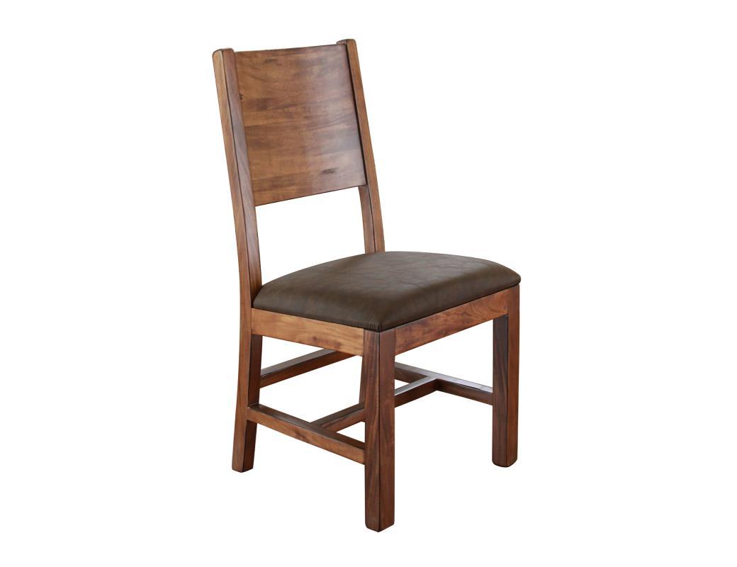 Parota Chair w/Solid Wood - Faux Leather Seat** — GAILS FURNITURE ...