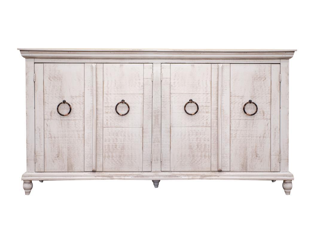 Capri Console w/ 4 Doors, Ivory finish* — GAILS FURNITURE (Goodyear,AZ)